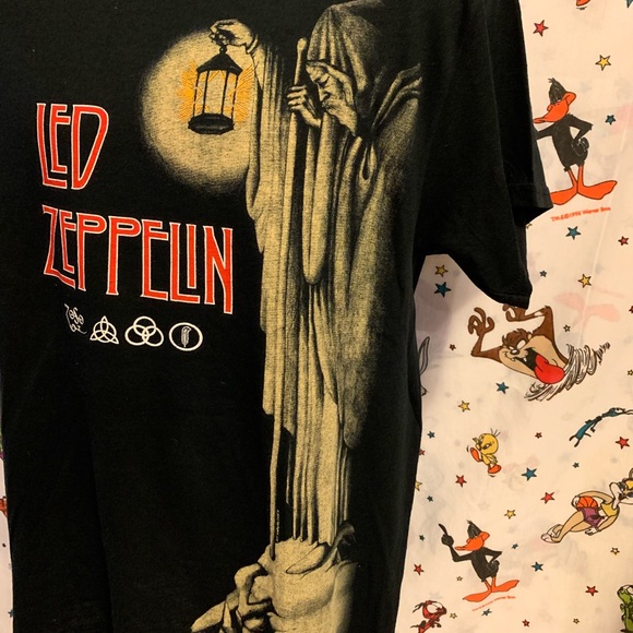 Shirts | Vintage Led Zeppelin Graphic Tee Size Medium | Poshmark